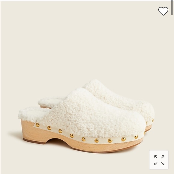 J. Crew | Shoes | Jcrew Sherpa Clogs | Poshmark